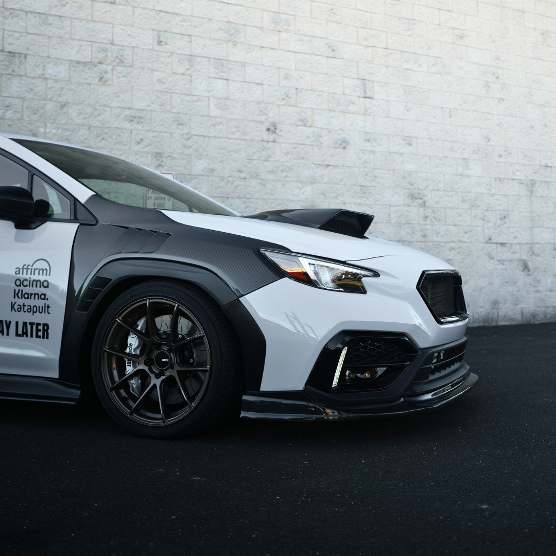 JDMuscle Rally Style V2 Carbon Fiber Hood Scoop - Subaru WRX 2022-2025 ...