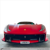 Carbonio No-Drill Front License Plate Mount - Ferrari 812 (Incl. Compe ...