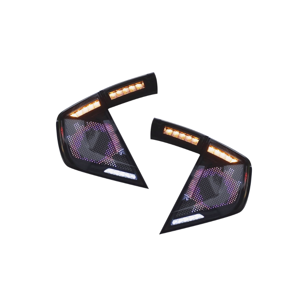 JDMuscle Matrix Series LED Tail Lights - Honda Civic Hatch (FK7) / Civ ...