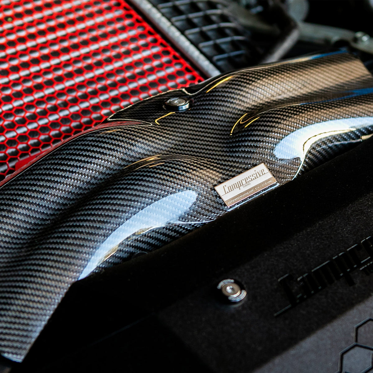 Compressive Tuning EngineArt Carbon Fiber Intake Manifold Cover - Suba ...