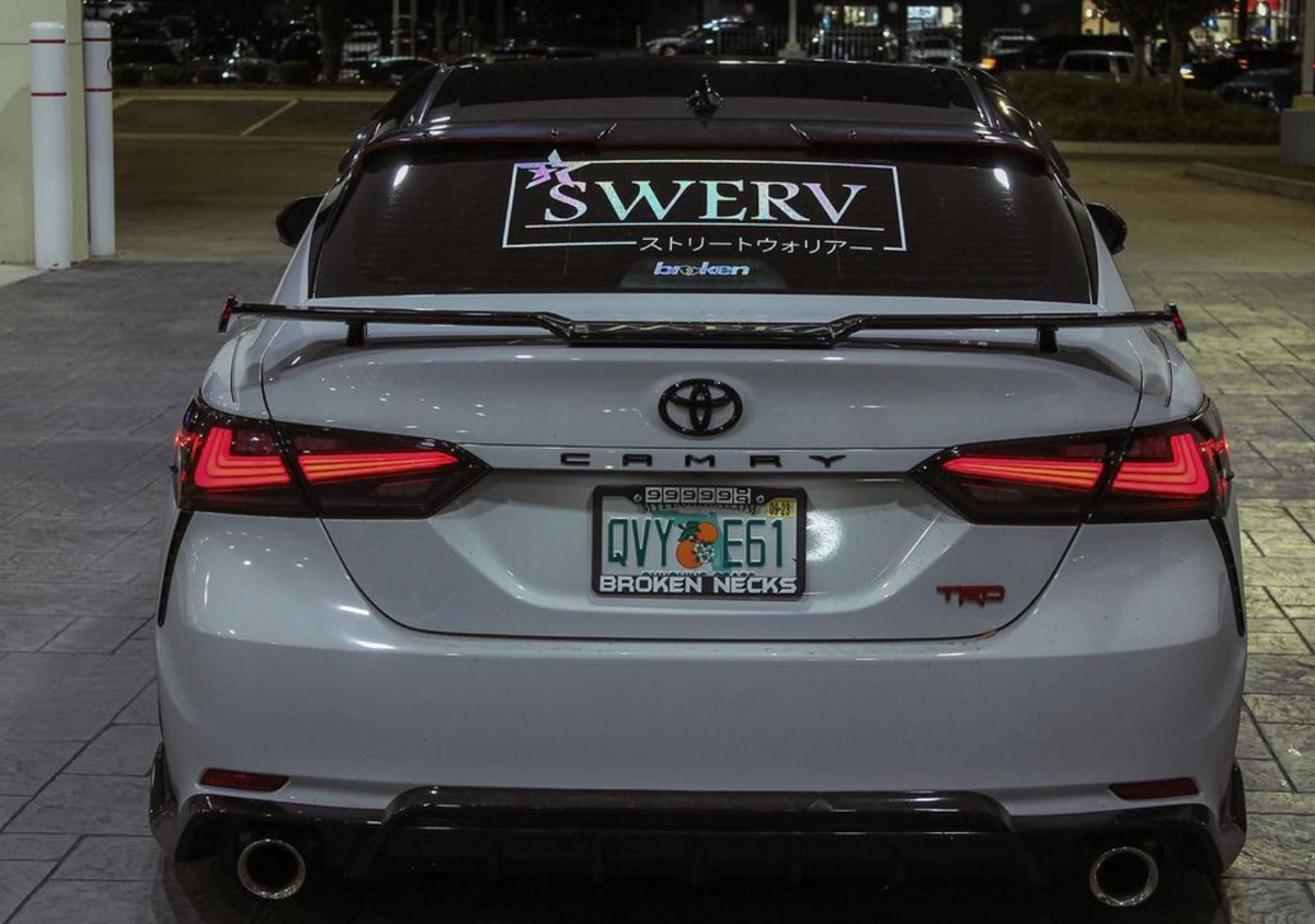 Invoke Concepts Carbon Fiber TRD Trunk Spoiler - Toyota Camry 2018-202 ...