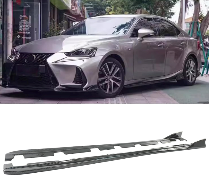 Invoke Concepts Carbon Fiber Side Skirt Extensions - Lexus IS 2014-202 ...