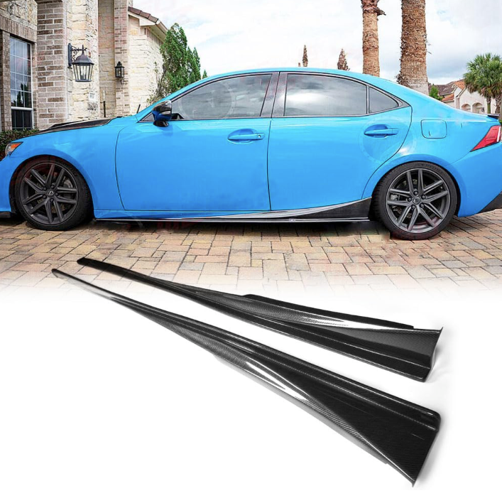 Invoke Concepts AG Carbon Fiber Side Skirts - Lexus IS 2014-2020 ...