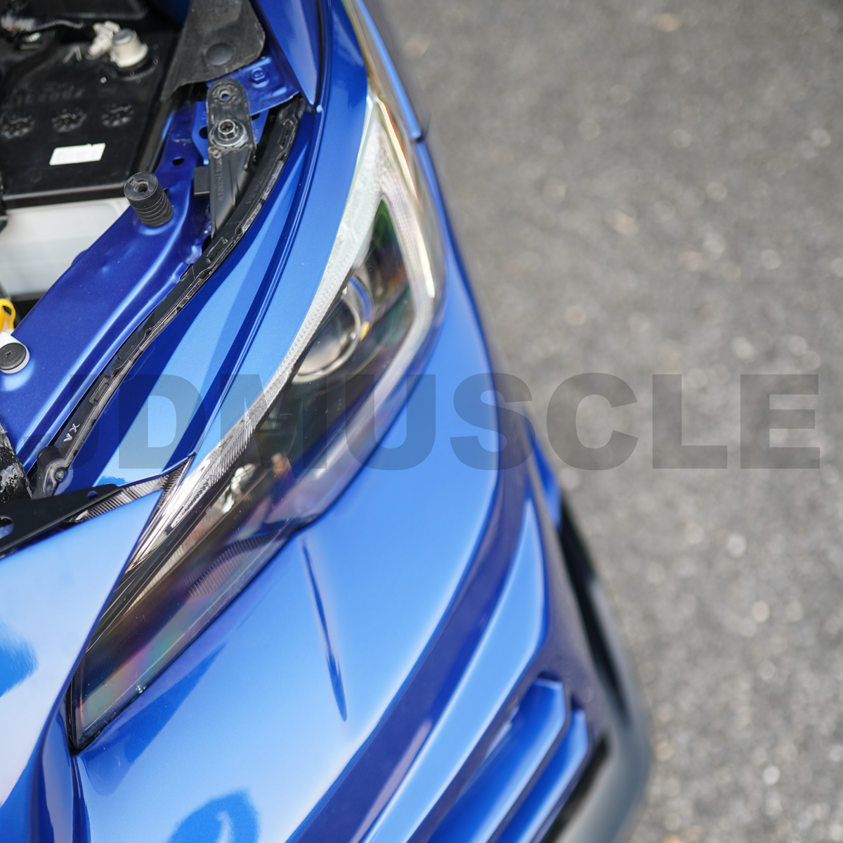 JDMuscle Paint-matched Headlight Eyelids - Subaru WRX / STi 2015-2021 ...