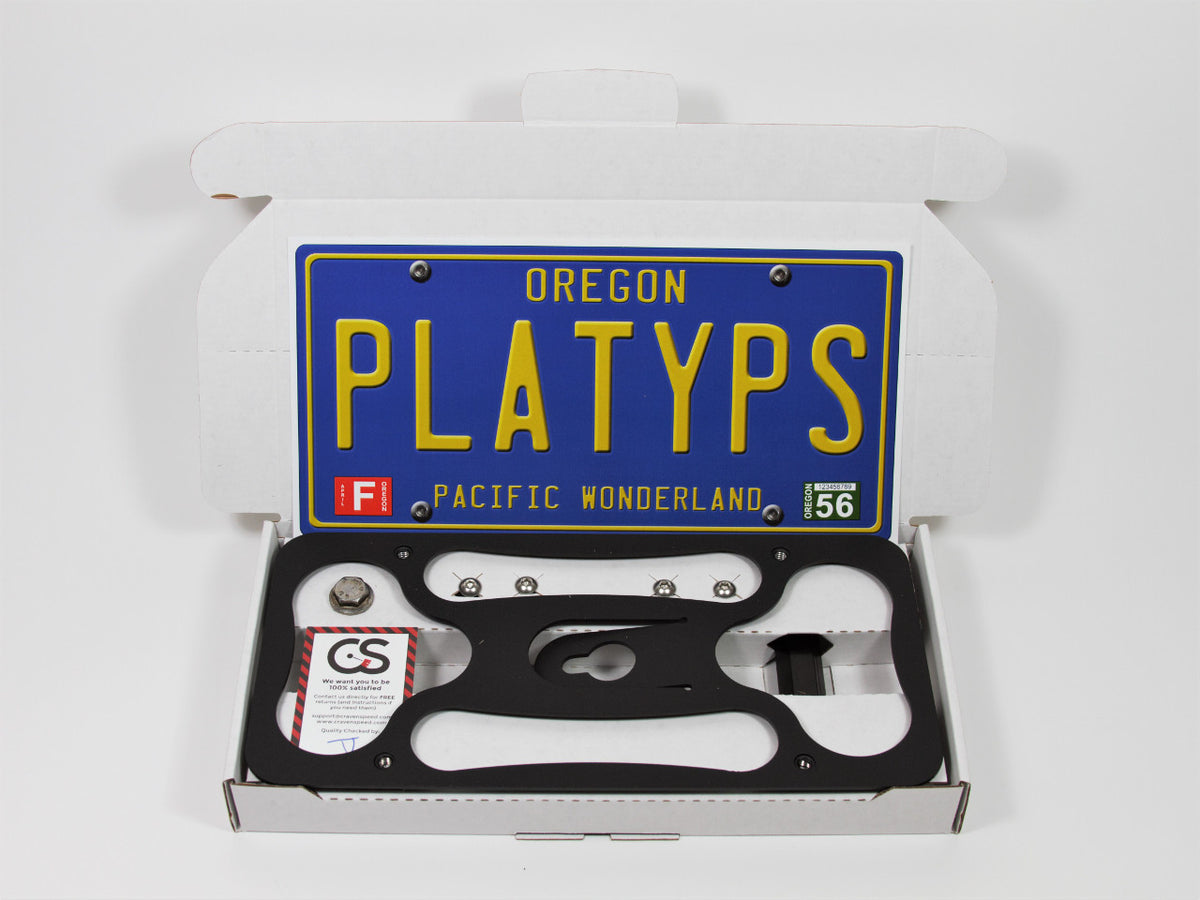 CravenSpeed Platypus License Plate Mount - Genesis Models 2017-2026 ...